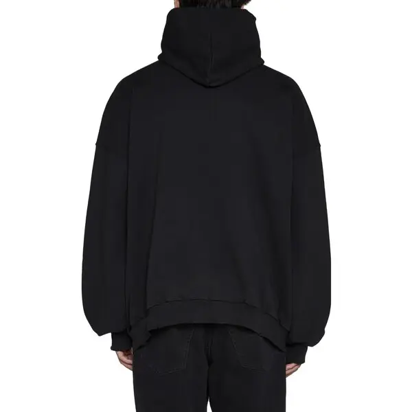 Balenciaga Logo Print Popover Hoodie