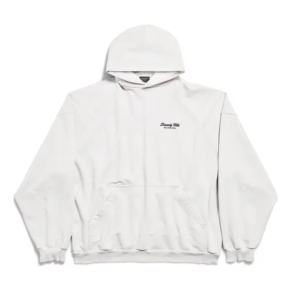 Balenciaga Beverly Hills Hoodie - Off White/black