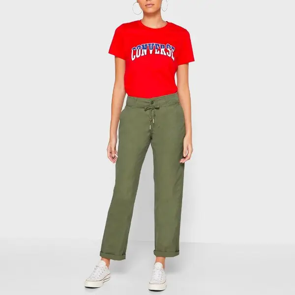 CONVERSE Woven Drawstring Pants - Green