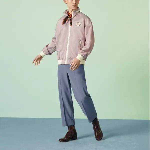 Gucci Striped Zip-up Jacket