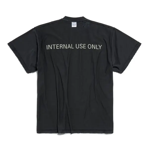 Balenciaga Internal Use Only Inside-out T-shirt