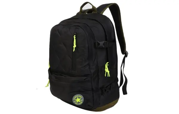 CONVERSE Quilted Backpack - Black
