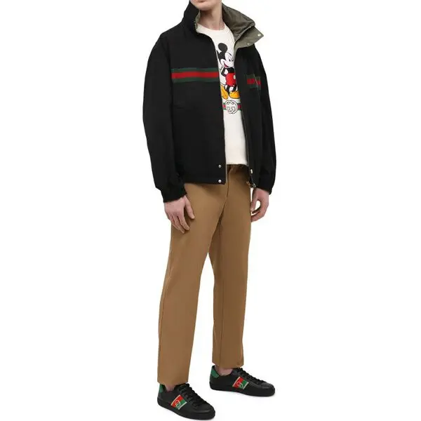Gucci Reversible Cotton Nylon Jacket Military Green