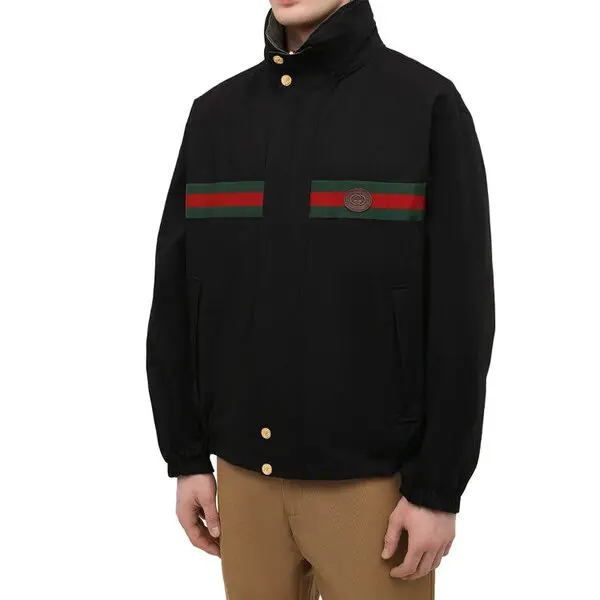 Gucci Reversible Cotton Nylon Jacket Military Green