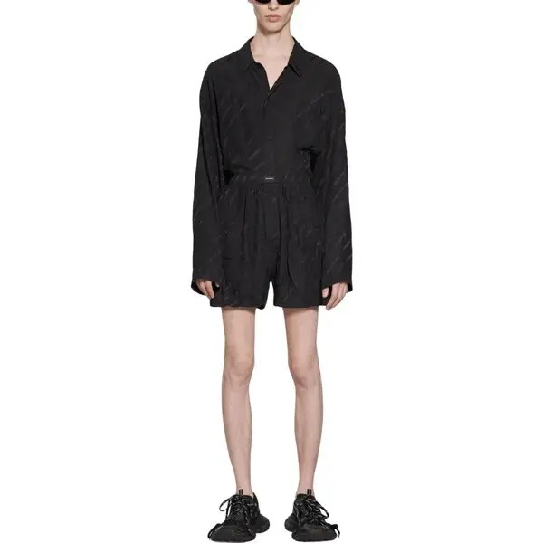 Balenciaga Logo-print Pyjama Shorts