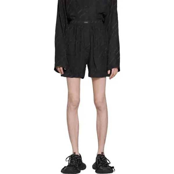 Balenciaga Logo-print Pyjama Shorts