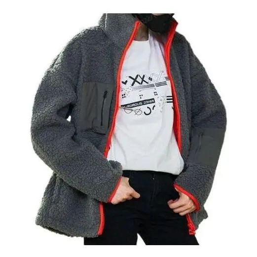 PUMA Fleece Zip-up Jacket - Grey
