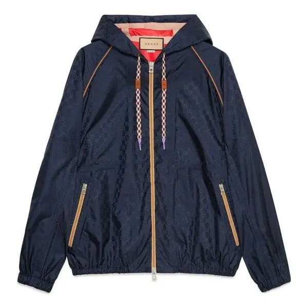 Gucci Technical Gg Hooded Jacket