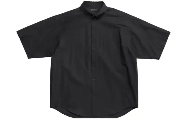 Balenciaga Tape Type Short Sleeve Shirt Large Fit