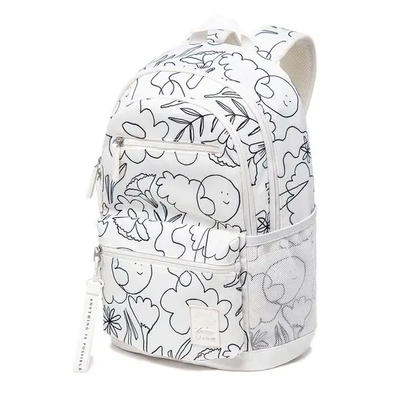 LI-NING Allover Print Sportstyle Backpack 'white