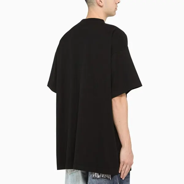 Balenciaga Est. 1917 College Logo Print Cotton T-shirt