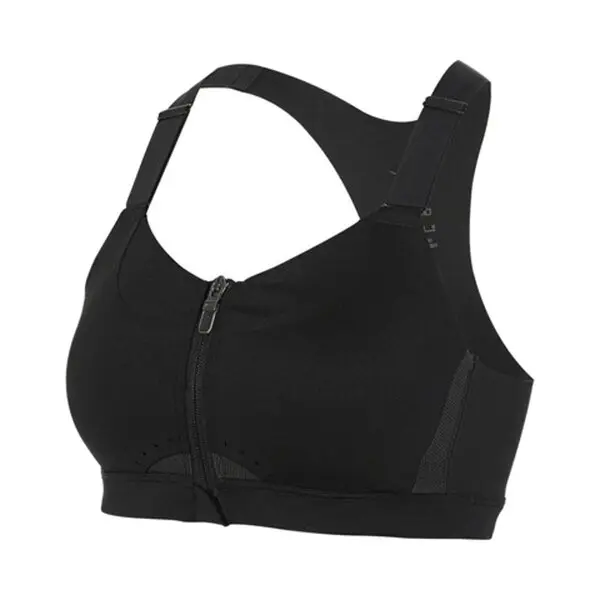 Nike Alpha High Support Padded Zip-front Sports Bra - Black