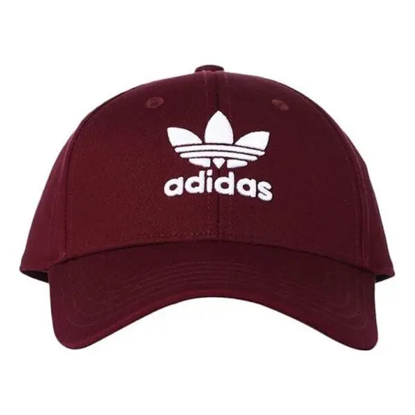 Adidas Trefoil Baseball Cap - Maroon/white