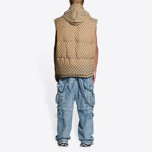 Balenciaga X Gucci The Hacker Project Hacker Cocoon Puffer Gilet Vest