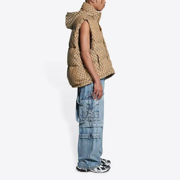 Balenciaga X Gucci The Hacker Project Hacker Cocoon Puffer Gilet Vest