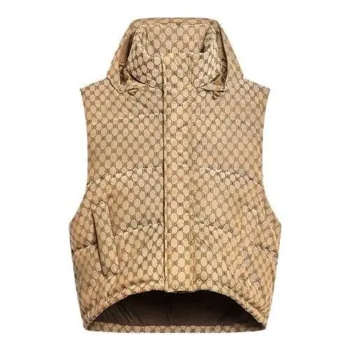 Balenciaga X Gucci The Hacker Project Hacker Cocoon Puffer Gilet Vest - Beige