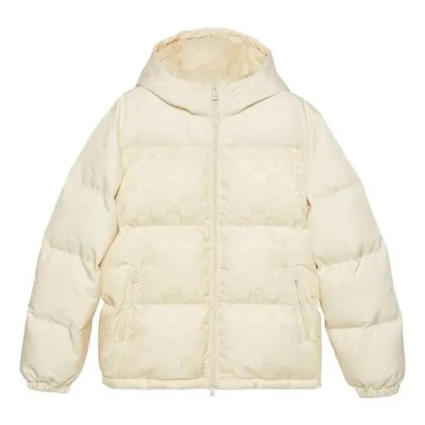 Gucci Gg Nylon Canvas Puffer Jacket