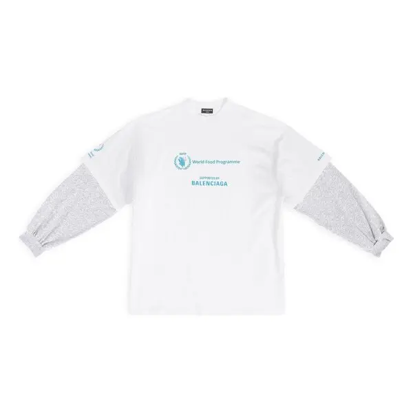 Balenciaga X Wfp Double Sleeves T-shirt