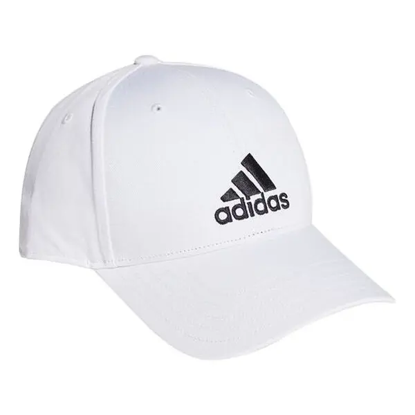Adidas Embroidered Cotton Baseball Cap - White