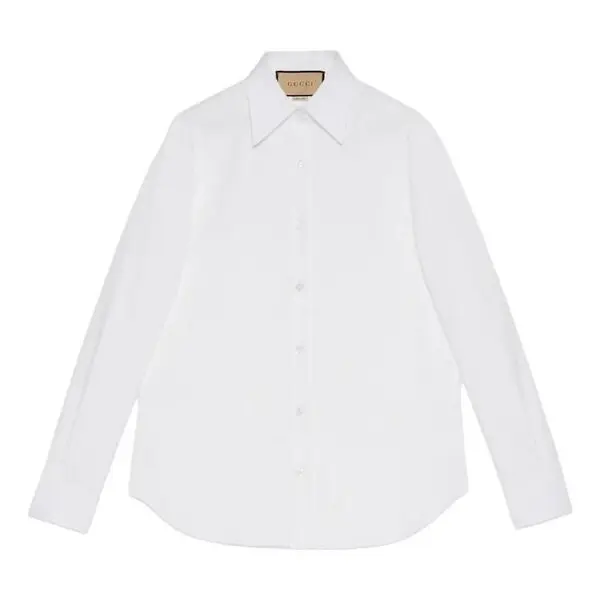 Gucci Oxford Cotton Shirt - White