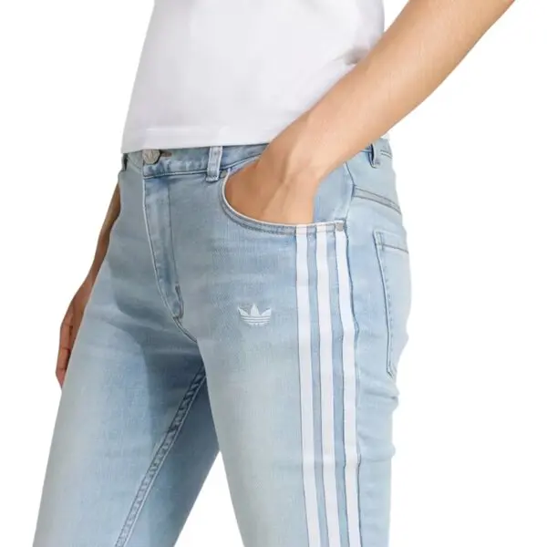 Adidas Adirenium Season 4 Team Geist Slim Lr Denim Pants - Light Blue
