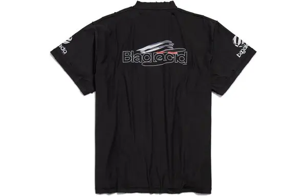 Balenciaga Ai Generated Inside-out T-shirt - Black