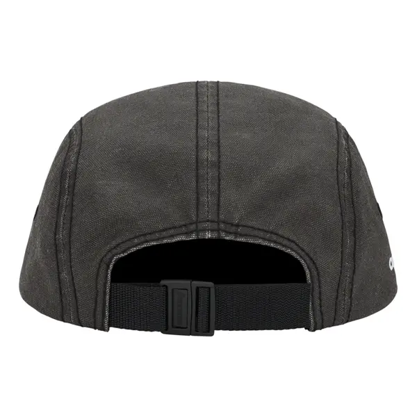 Supreme Washed Cordura Camp Cap 'grey Black White
