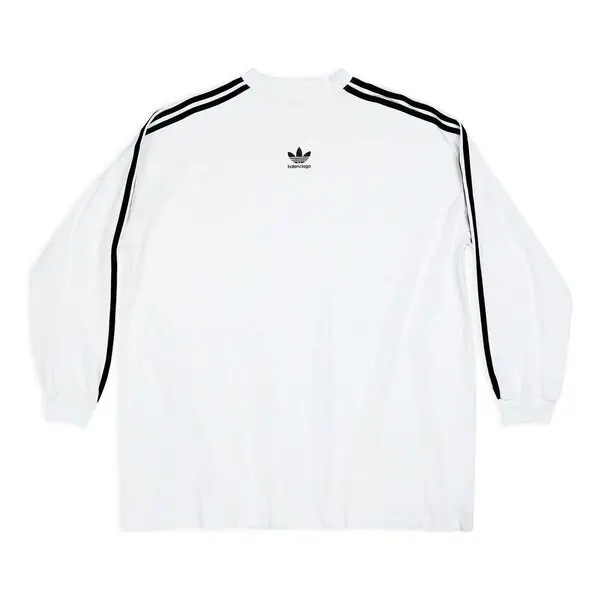 Balenciaga X Adidas Long Sleeve T-shirt Oversized - White