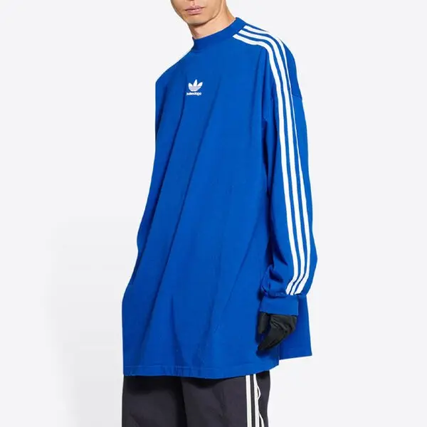 Balenciaga X Adidas Long Sleeve T-shirt - Blue