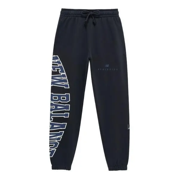 NEW BALANCE Unissentials Warped Classics French Terry Sweatpant Asia Sizing - Black