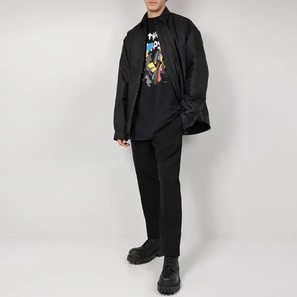 Balenciaga Allover Logo Shirt