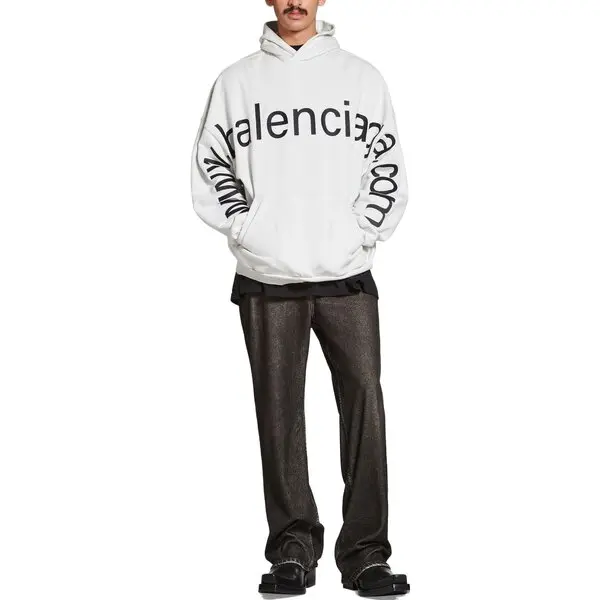 Balenciaga Bal.com Popover Hoodie
