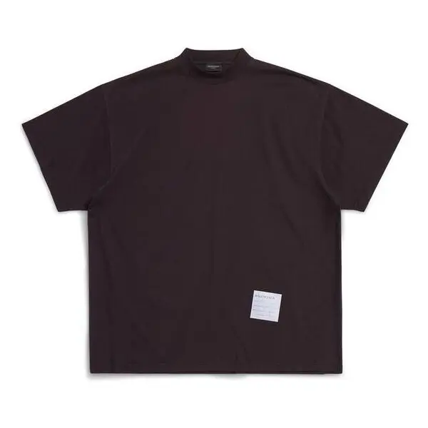Balenciaga Sample Sticker T-shirt Oversized - Black