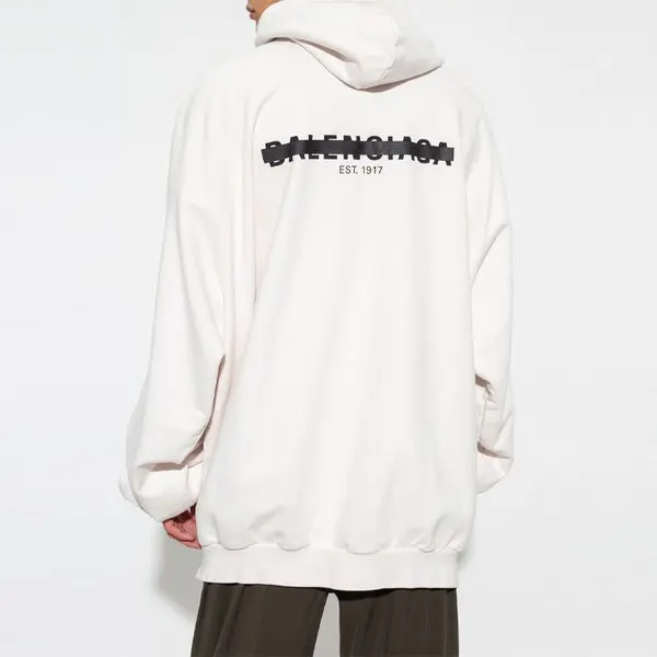 Balenciaga Oversized Hoodie - White