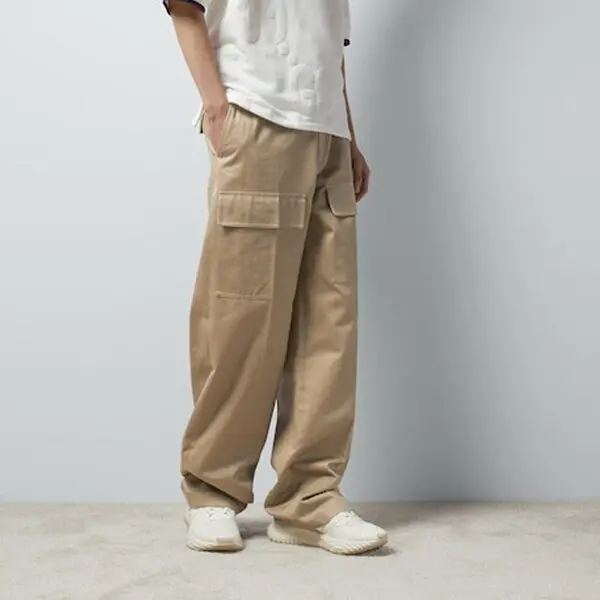 Gucci Cotton Wide Leg Cargo Pants