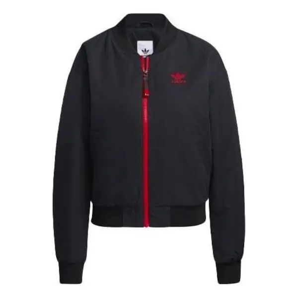 Adidas Cny Ma-1 Bomber Asia Sizing 'black Red - Black/red