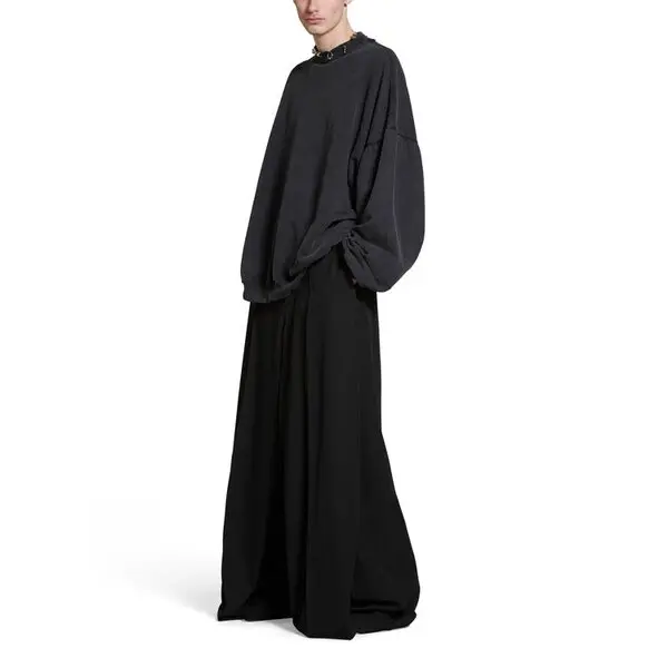 Balenciaga Pierced Round Oversized Sweatshirt