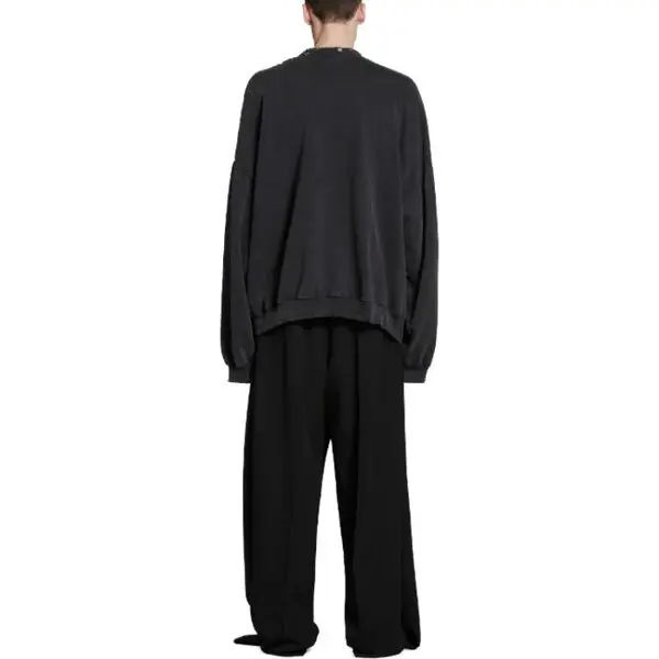 Balenciaga Pierced Round Oversized Sweatshirt
