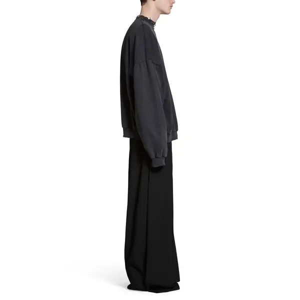 Balenciaga Pierced Round Oversized Sweatshirt