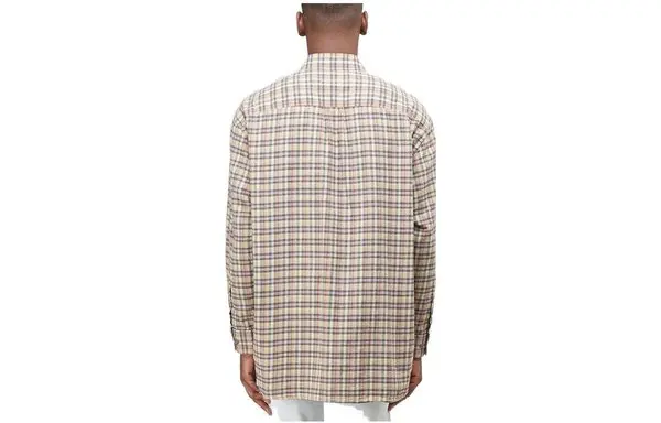Gucci Chicken Embroidery Check Shirt