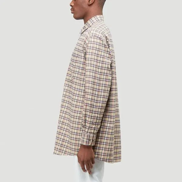 Gucci Chicken Embroidery Check Shirt