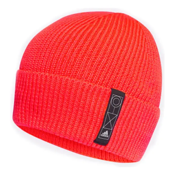 Adidas Ribbed Knit Beanie - Orange