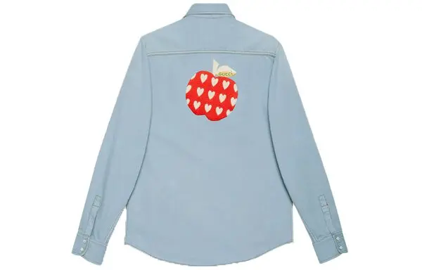 Gucci Les Pommes Oxford Cotton Shirt
