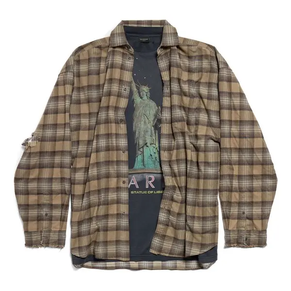 Balenciaga Liberty Layered Shirt Oversized