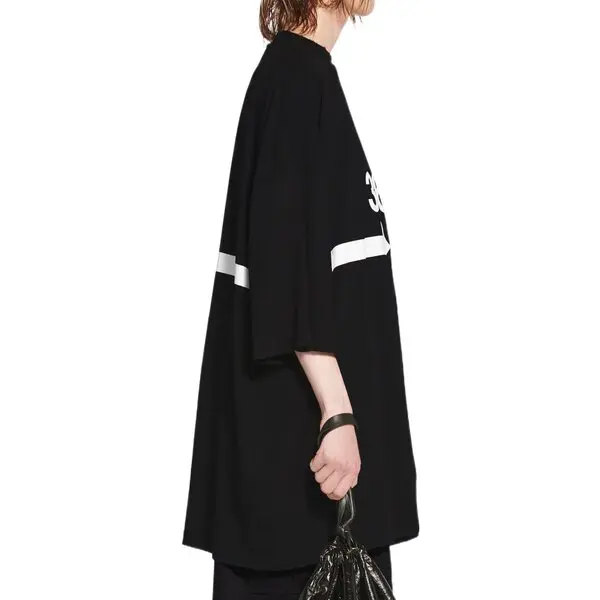 Balenciaga Oversized 360° Tubular T-shirt - Black