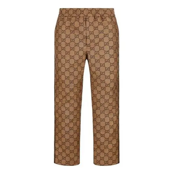 Gucci Gg Ripstop Trouser - Brown