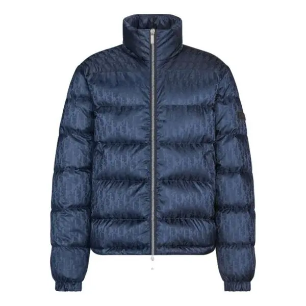 Dior Oblique Down Jacket Technical Jacquard