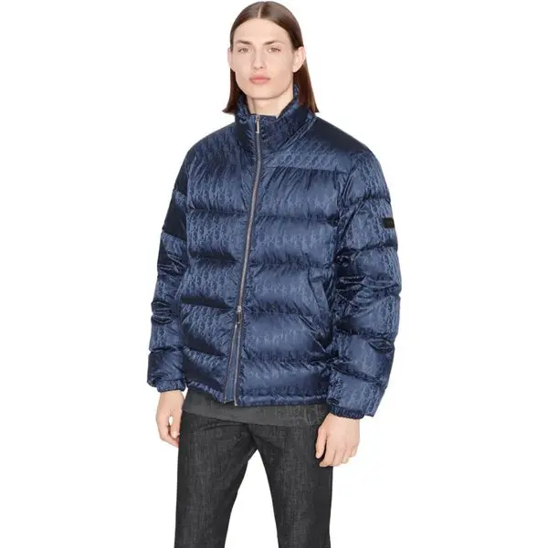 Dior Oblique Down Jacket Technical Jacquard