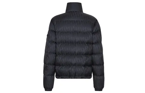 Dior Oblique Down Jacket In Nylon Jacquard