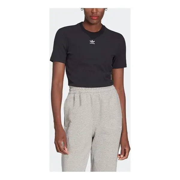 Adidas Adicolor Essentials Rib Cropped T-shirt